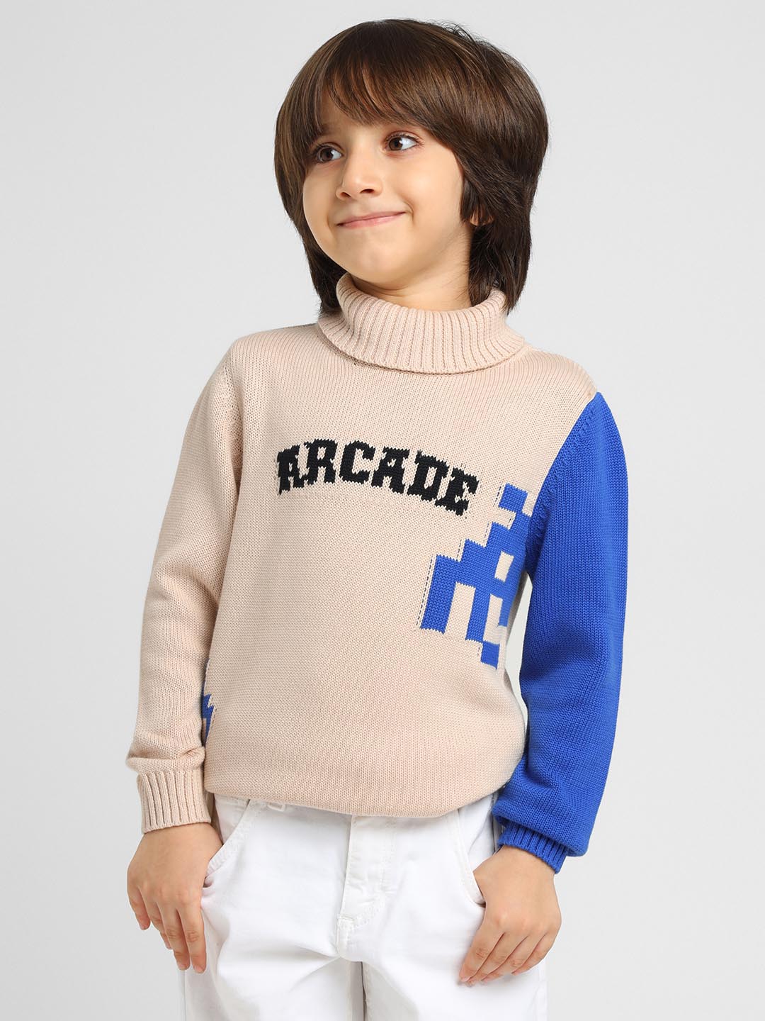 Somersault - Arcade Turtle Neck Cotton Pullover Sweater | Soft ...